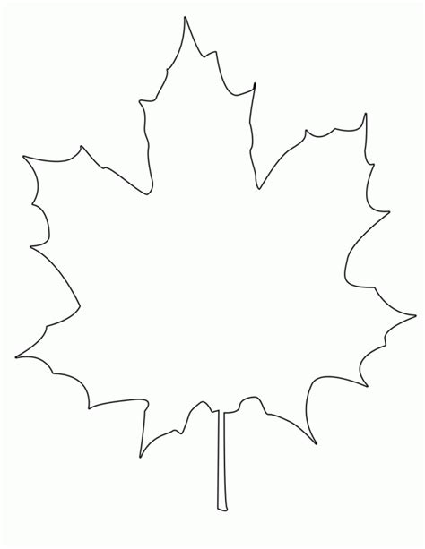Maple Leaf Printable