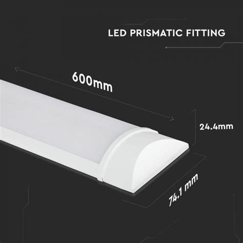 2ft Prismatic Led Fitting 20w Sonica Electrical Wholesaler