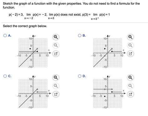 Solved Sketch The Graph Of A Function With The Given