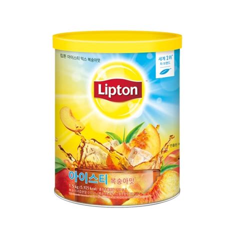 유니레버 립톤 아이스티 믹스 복숭아맛 1 5kg [1개] 에누리 가격비교