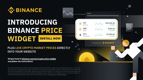 Introducing Binance Crypto Price Widget Binance Blog