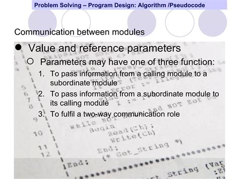 Program Design And Problem Solving Techniques Ppt