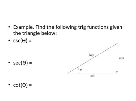 PPT 6 2 1 The Basic Trig Functions PowerPoint Presentation Free Download ID 2109265