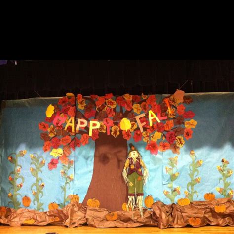 Fall Program Backdrop Art Classroom Backdrops Art