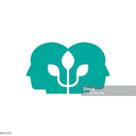 그리스 어 문자 Psi와 블루 남자의 머리 흰색에 고립 된 신경 심리학 및 심리학 로고 교육에 대한 스톡 벡터 아트 및 기타