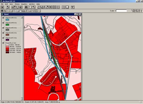 representative highway alignments obtained by multi objective