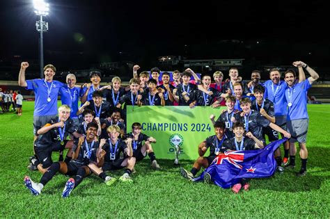 New Zealand Has Been Crowned Champion Of The Ofc U 16 Mens Championship