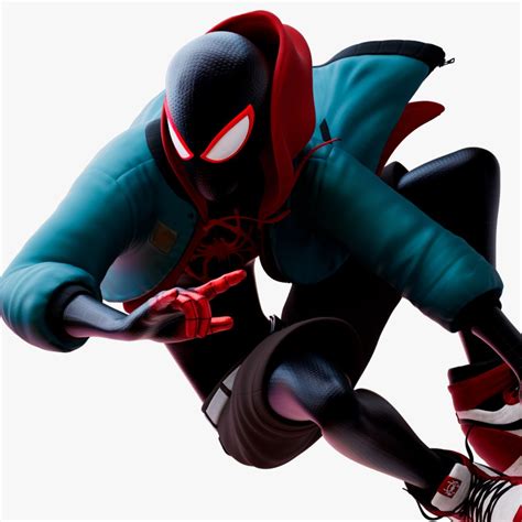 Spider Man Miles Morales Rig For Maya Spiderverse 3d Turbosquid