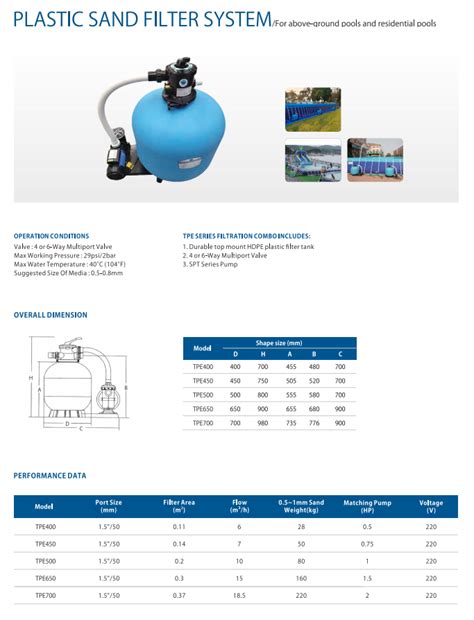 China Sand Filter Plastic Sand Filter System Swimming Pool Water Pump Manufacturers And Suppliers