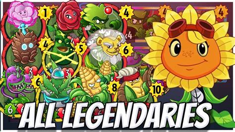 All Legendary Cards Challenge Solar Flare Strategy Deck Plants Vs