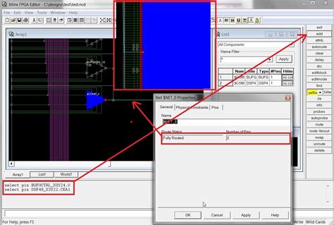Jim Wus Fpga Blog Fpga Editor Tutorial 1 Check Routability Between Pins