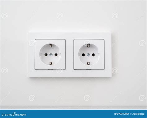 Modern Sockets In The Wall Stock Image Image Of Interior Wall 279317861
