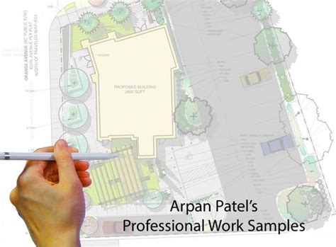 Arpan Patels Landscape Architectural Design Portfolio And Draftingrendering Work Examples Pdf