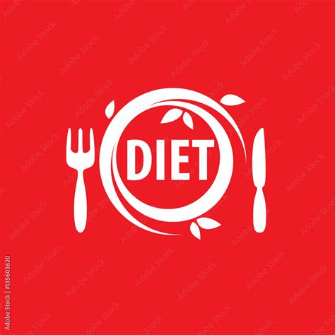 Vector Logo For Diet Stock Vector Adobe Stock