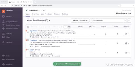 四、前端监控之接入sentry到项目vue 前端监控sentry Csdn博客