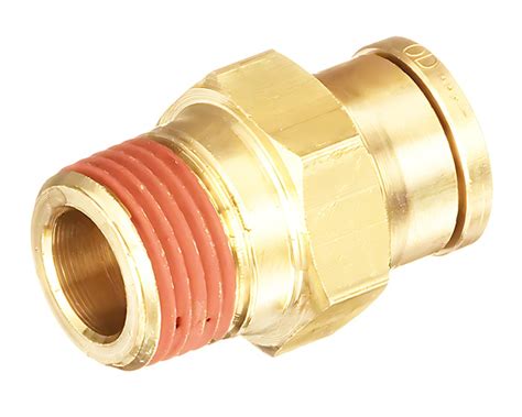 Pc1468 12d 3 4″ Tube X 1 2″ Mnpt Air Brake Fitting Push To Connect