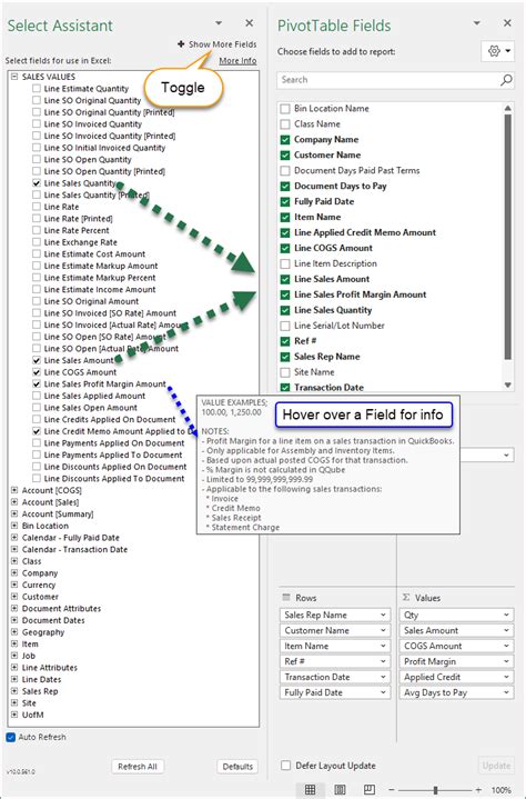 QuickBooks Reports In Excel Without Tables Or Data Dictionaries CLEARIFY