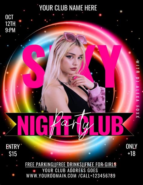 Sexy Night Party Template Postermywall