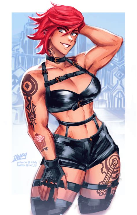Vi League Of Legends And More Drawn By Iahfy Danbooru
