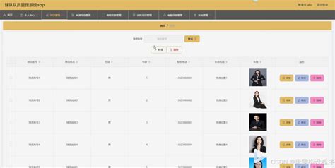 Springboot毕设 球队队员管理系统app程序论文 Csdn博客