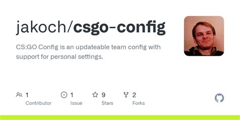 GitHub Jakoch Csgo Config CS GO Config Is An Updateable Team Config With Support For Personal