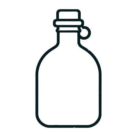 Premium Vector Perfumed Bottle Outline
