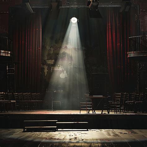 Empty Theater Stage
