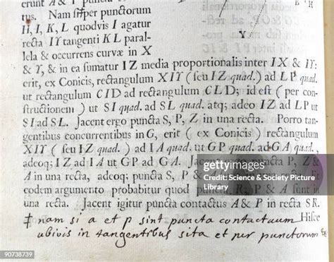 Newtons Principia Photos And Premium High Res Pictures Getty Images