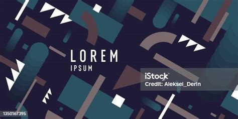 다양한 모양의 기하학적 배경 디자인을위한 유행 벡터 그래픽 사이트에 대한 추상적 배경입니다 0명에 대한 스톡 벡터 아트 및 기타 이미지 Istock