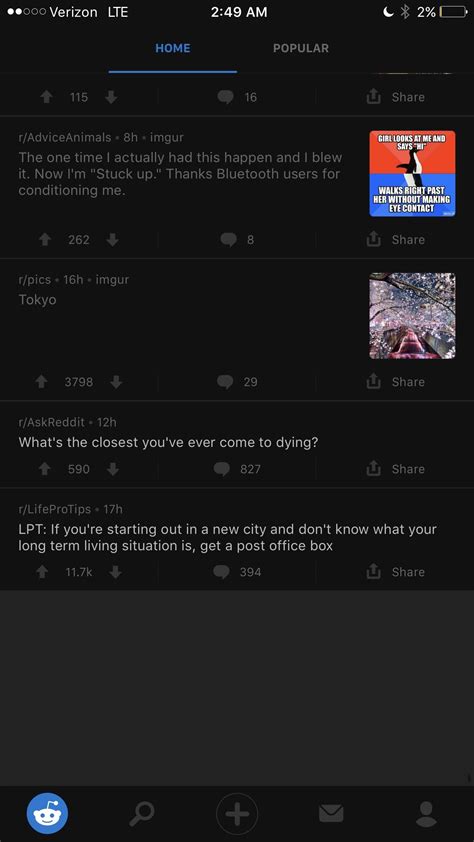 used my browser for reddit and got the annoying scroll forever with