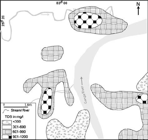 Spatial Distribution Of Tds Concentration Download Scientific Diagram
