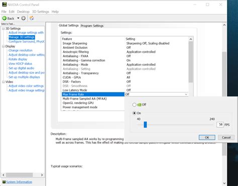 Tested NVIDIA GeForce Drivers Limiting Maximum Frame Rate Page Of