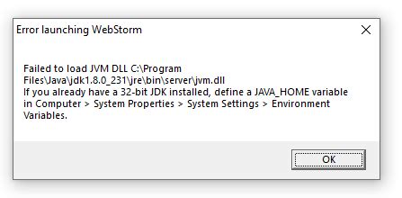 Running WebStorm From Command Line Error IDEs Support IntelliJ