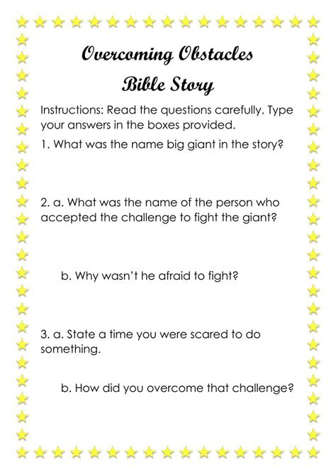 Overcoming Obstacles Interactive Worksheet Live Worksheets