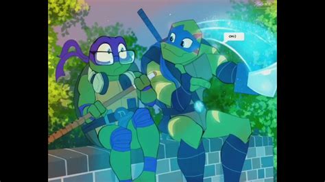 Rise Leo Meets Mutant Mayhem Donnie Rottmnt X Tmntmm Crossover