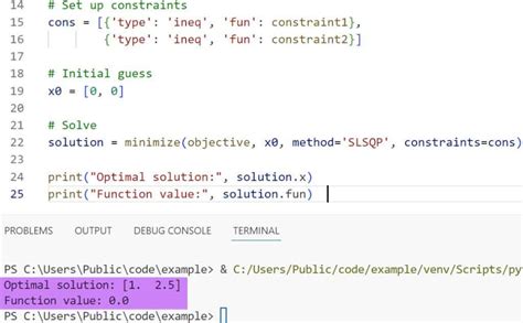 Python Scipy Minimize