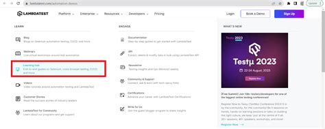 Learn To Handle Mouse Hover In Selenium Lambdatest