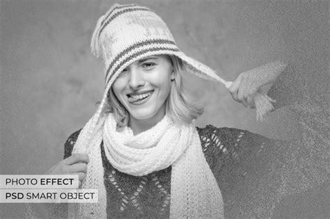 Free Psd Noise Gradient Photo Effect