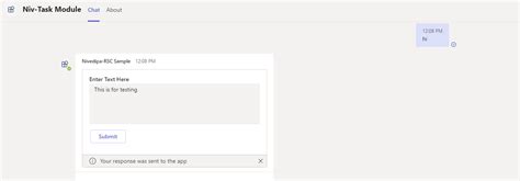 Adaptive Card Submit Action Shows Unable To Reach App Error But The