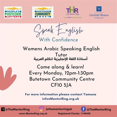 English Lesson Classes Monday Afternoon 7th April 2025 The Mentor Ring