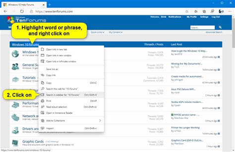 How To Search Bing In Sidebar Of Microsoft Edge Chromium Tutorials