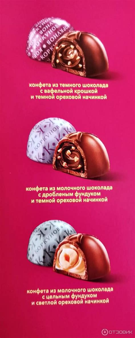 Отзыв о Шоколадные конфеты А Коркунов Коллекция шоколадных плиток Красиво и вкусно