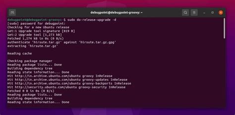 How To Upgrade To Ubuntu From Ubuntu Groovy To Hirsute