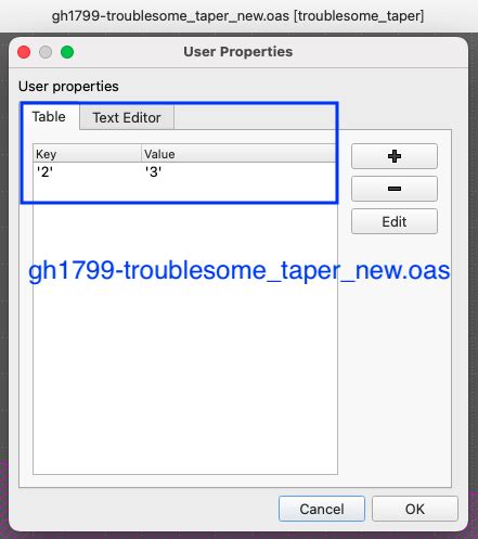 Error Using Set Property KLayout
