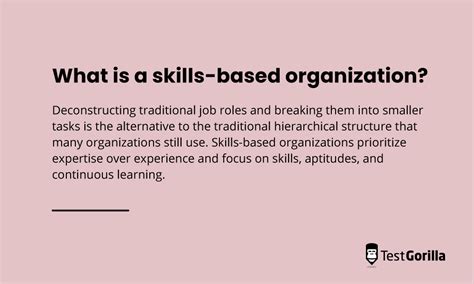 How To Build A Skills Based Organization Testgorilla