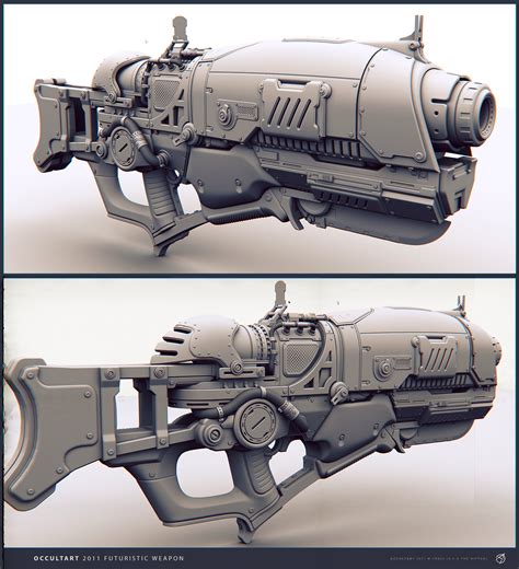 Futuristic Weapons Concept Art