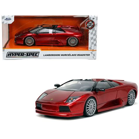 Jada 34029 Hyper Spec Lamborghini Murcielago Lp640 124 Red Bt Diecast