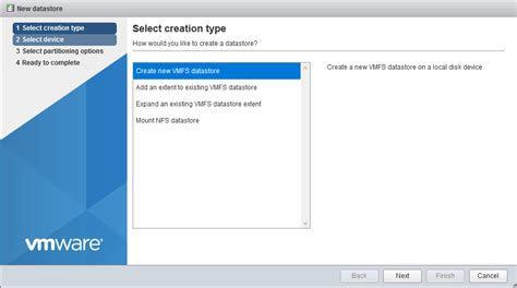 ESXI Storage Local DataStore Network Pioneers