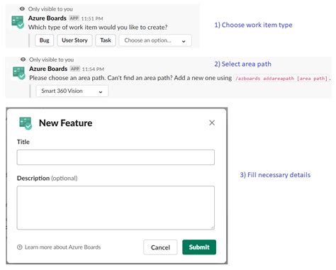 use the azure boards app with slack azure boards microsoft learn