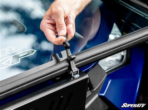 Polaris Ranger Xp 1000 Flip Down Glass Windshield Abcmotorsports